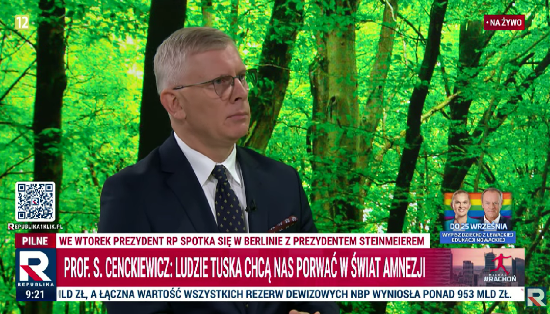 Cenckiewicz: Oni robią wszystko, aby nie mówić o ich polityce prorosyjskiej